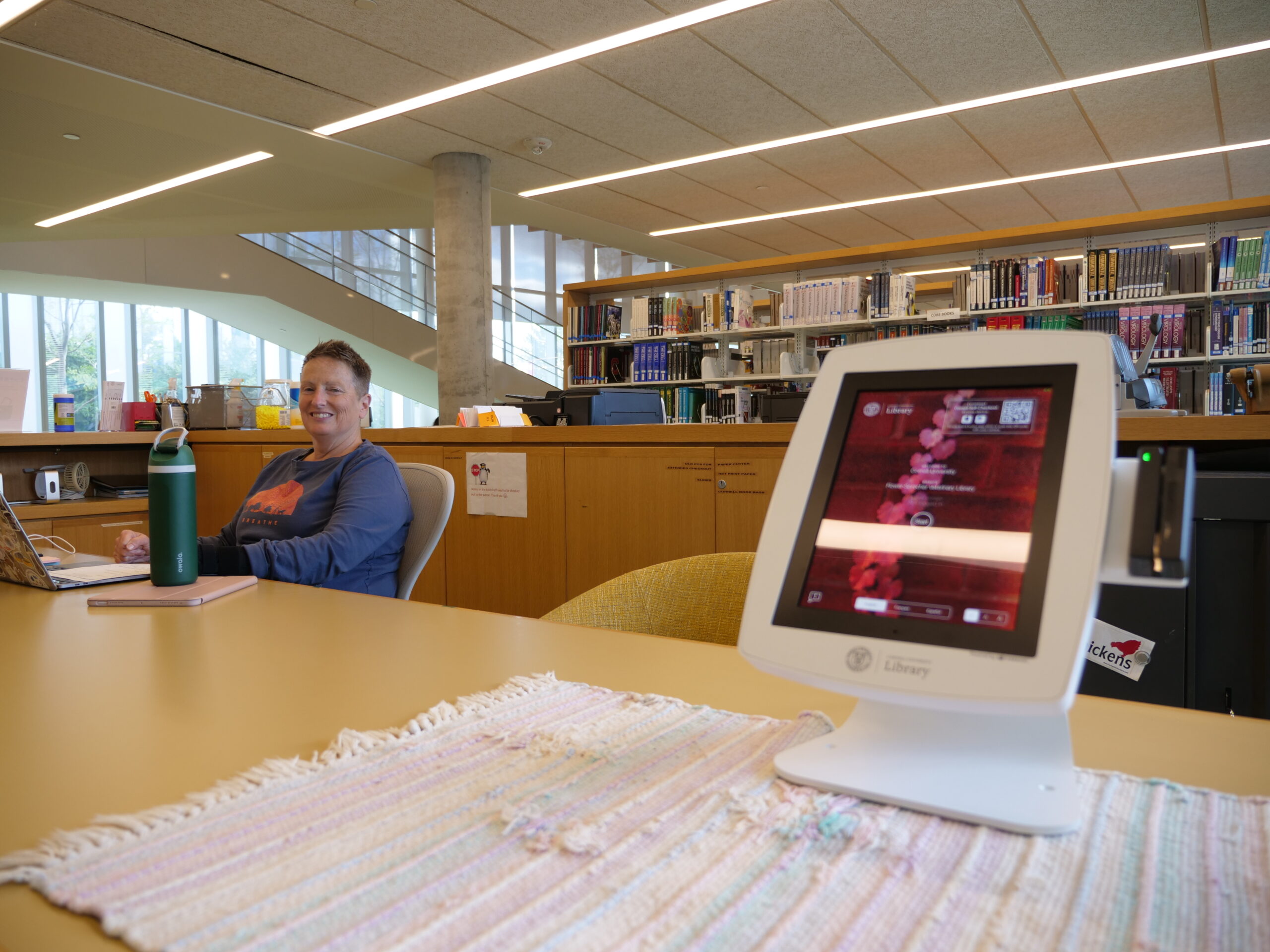 Self-checkout launched at library – Cornell University Library